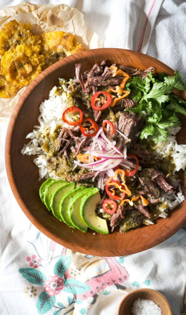 Peruvian Cilantro Beef Stew (Seco de Carne) - Molé in the Wall
