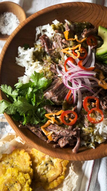 Peruvian Cilantro Beef Stew (Seco de Carne) - Molé in the Wall